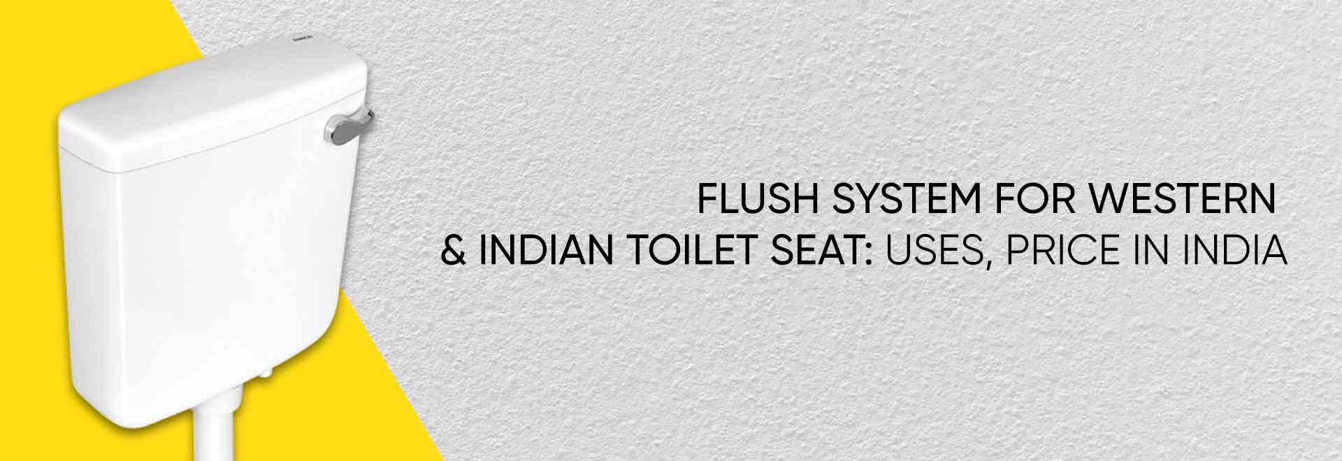 Flush System for Western & Indian Toilet Seat: Uses, Price in India